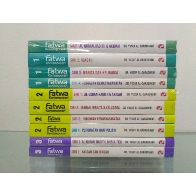 Set Kombo Lengkap Buku Siri Fatwa Kontemporari - Dr Yusuf Al Qaradhawi( 10 buku) | Shopee Malaysia