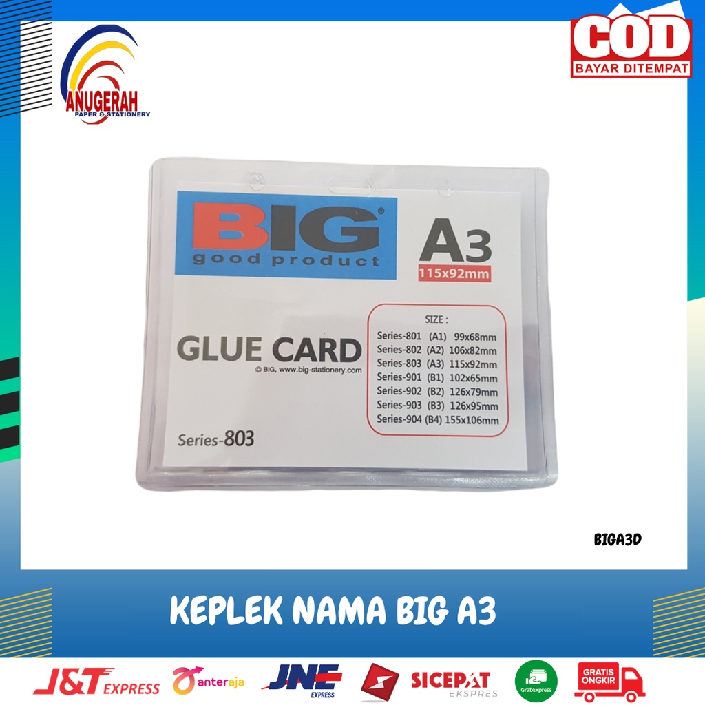 Name Keplek/ID CARD BIG A3 (PCS) | Shopee Malaysia