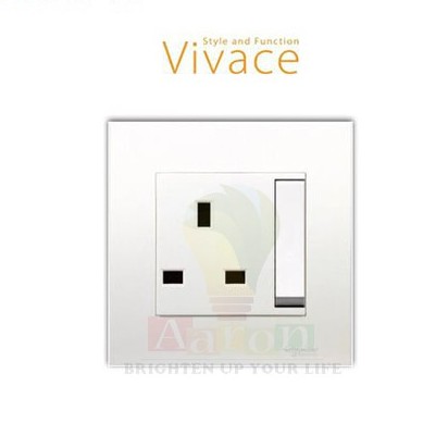 SCHNEIDER CLIPSAL VIVACE 13A/15A/1GANG 20A/1GANG BELL/1GANG/2GANG 250V ...