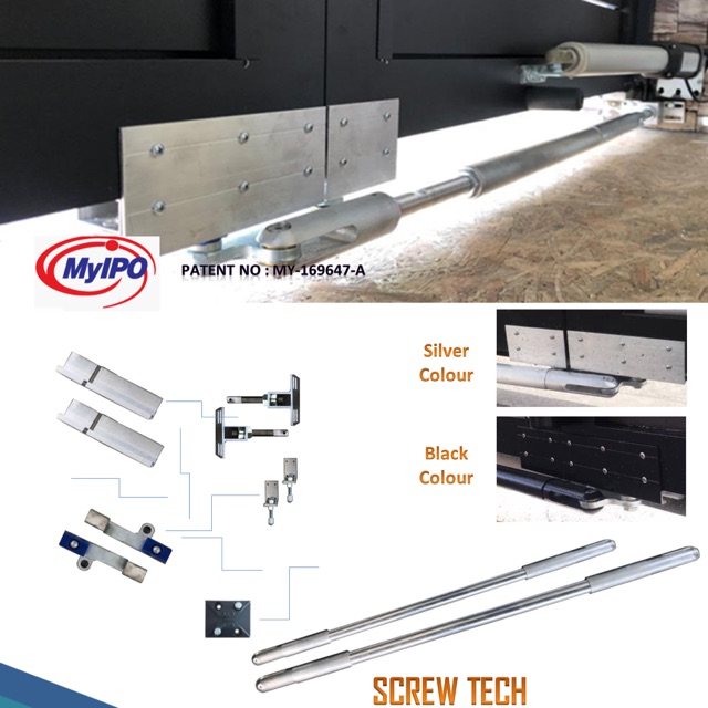 TeeMax Trackless bracket for folding gate | Shopee Malaysia