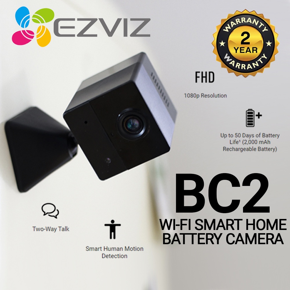 EZVIZ BC2 CB2 CB1 BATTERY CAMERA Indoor Wi-Fi Smart Home Battery Powered Camera Smart Human ...