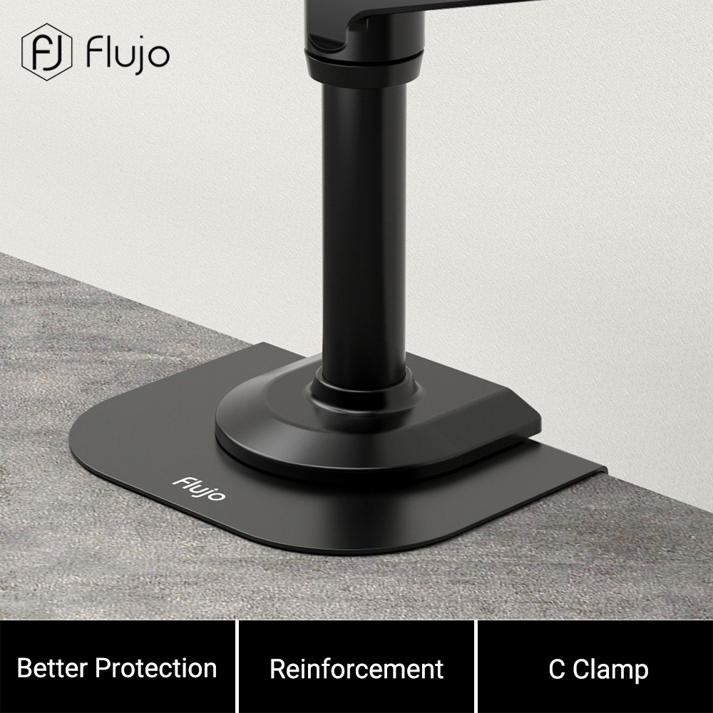KOSMO Flujo Reinforcement Plate Mount for Monitor C Clamp Glass ...