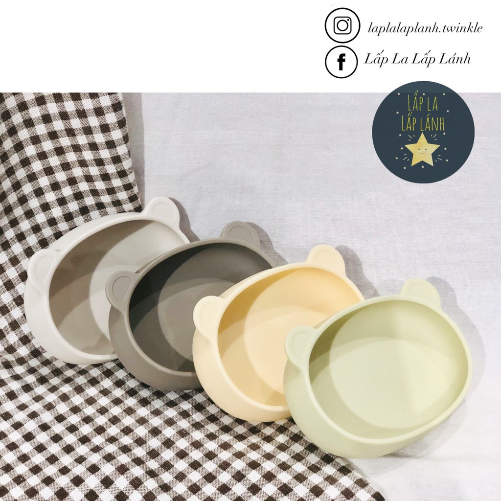 Modui/bluemama bear bowl, silicone, made in Korea, thick, good heat ...