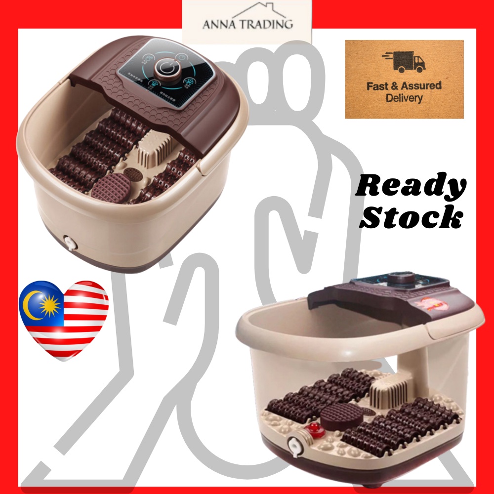 12 Roller Foot Spa Machine Foot Bath Bucket Foot Massage Roller Massage ...