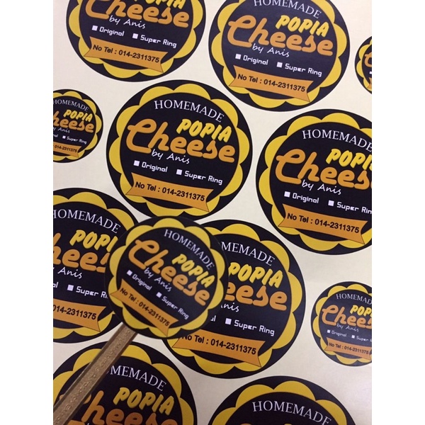 Sticker Label Produk Serendah RM18.00/100pcs | Shopee Malaysia