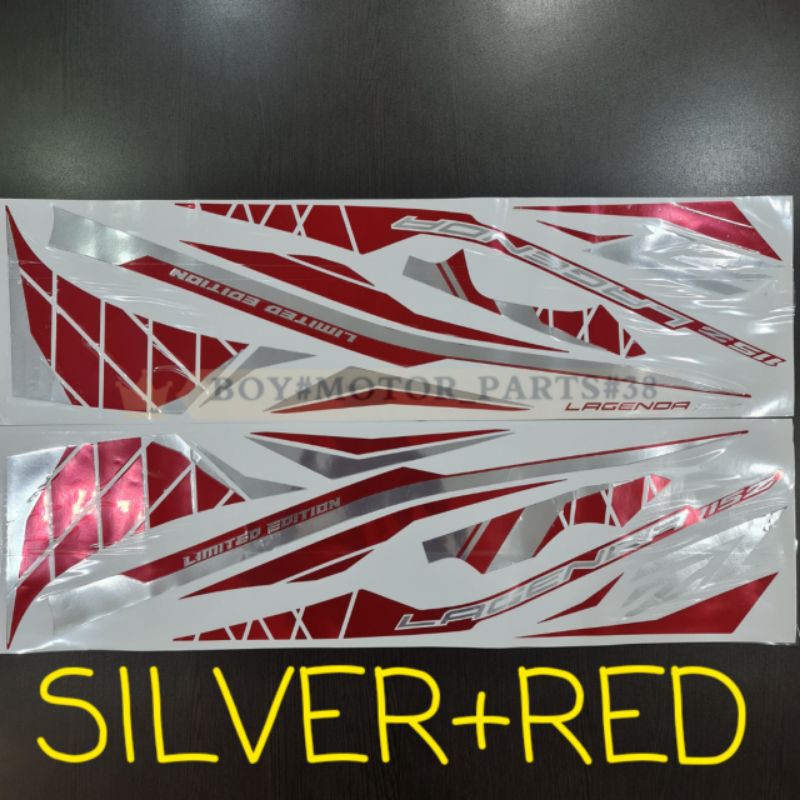 YAMAHA SRL115ZR SRL 115 Fi CHROME BODY STICKER COM 3D OVERLAP ( READY ...