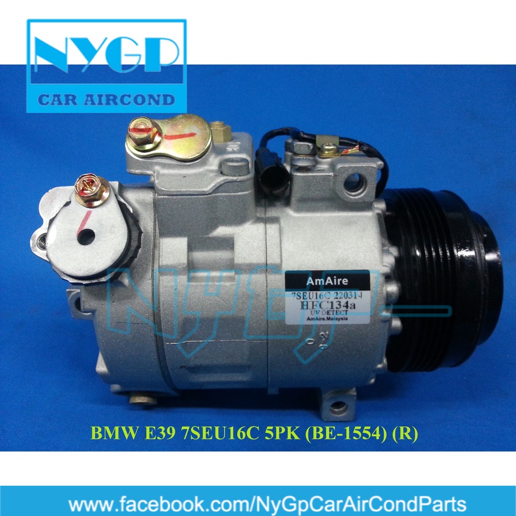 BMW E39 E46 X3 COMPRESSOR 7SBU16C - 5PK DENSO ND TYPE NYGP | Shopee ...
