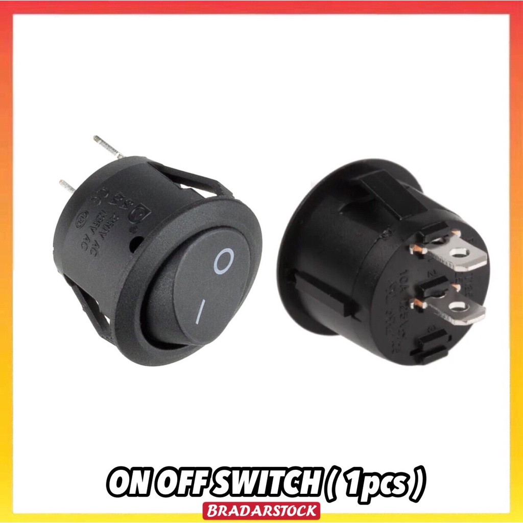 On Off Switch Car Spotlight Spot light Wiring Cable Audio Switch Butang ...