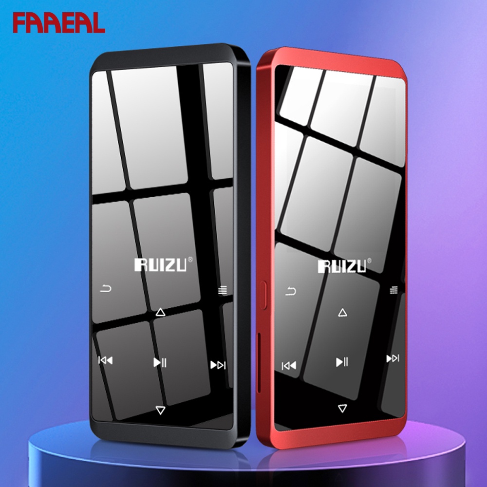 FAAEAL RUIZU D02 Bluetooth MP3 Player Smart Touch Screen HiFi Music ...