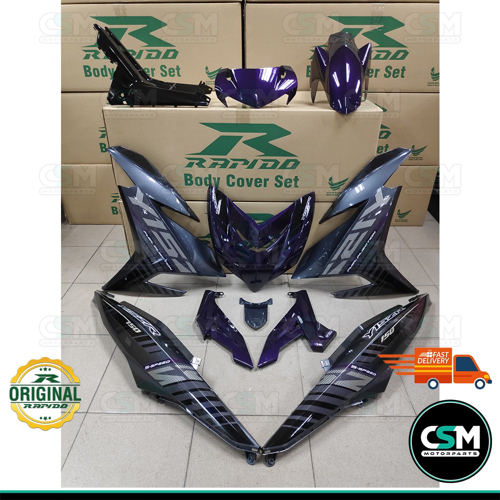 [READY STOCK] Coverset Bodyset Yamaha Y15 Y15ZR V1 V2 Blue Red Purple ...