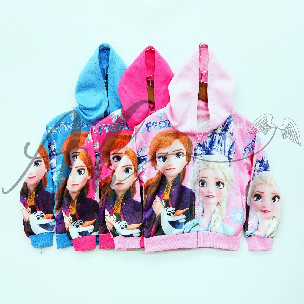 Angel Baby Kids Frozen Elsa Anna Jacket | Shopee Malaysia