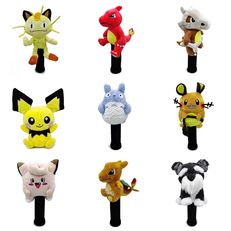 Animal Golf Head Cover Fairway Wood Headcover Cartoon Golf FW Club ...