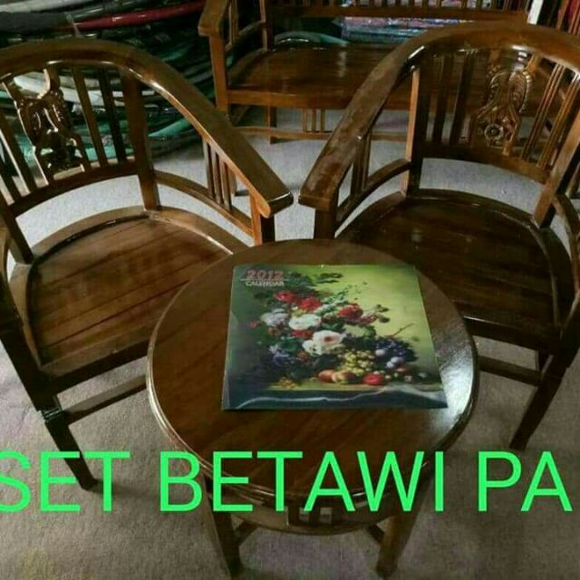 🎈🎈SET KERUSI JATI HOTEL BETAWI | Shopee Malaysia