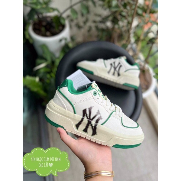 Men's and women's sneakers (green mlb liner Ny shoes with box) | Shopee ...