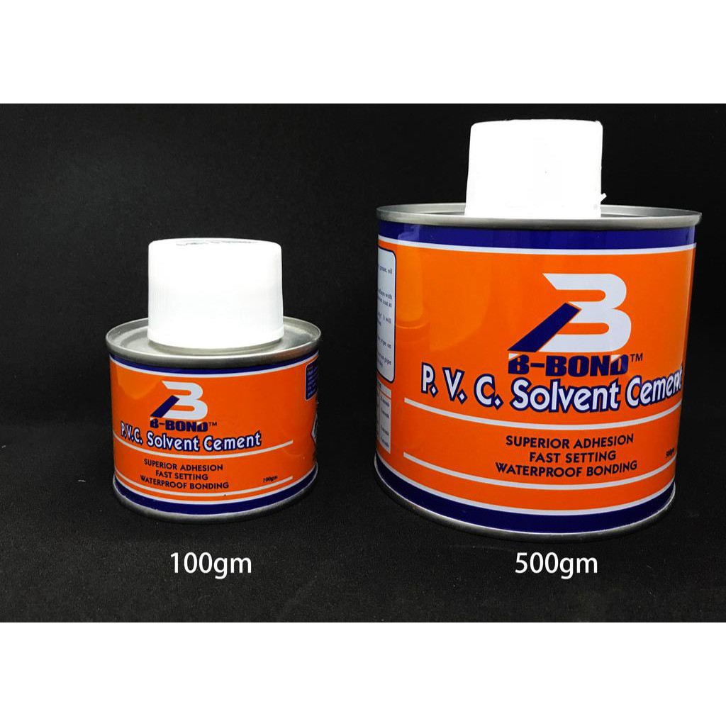 *STOCK READY * 100 GM /500 GM B Bond PVC Solvent Cement PVC pipe glue superior adhesion | Shopee ...