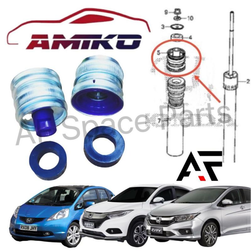 AMIKO Rear Absorber Mounting City GN2 GM6 Jazz GK HRV T7A Rear Absober ...