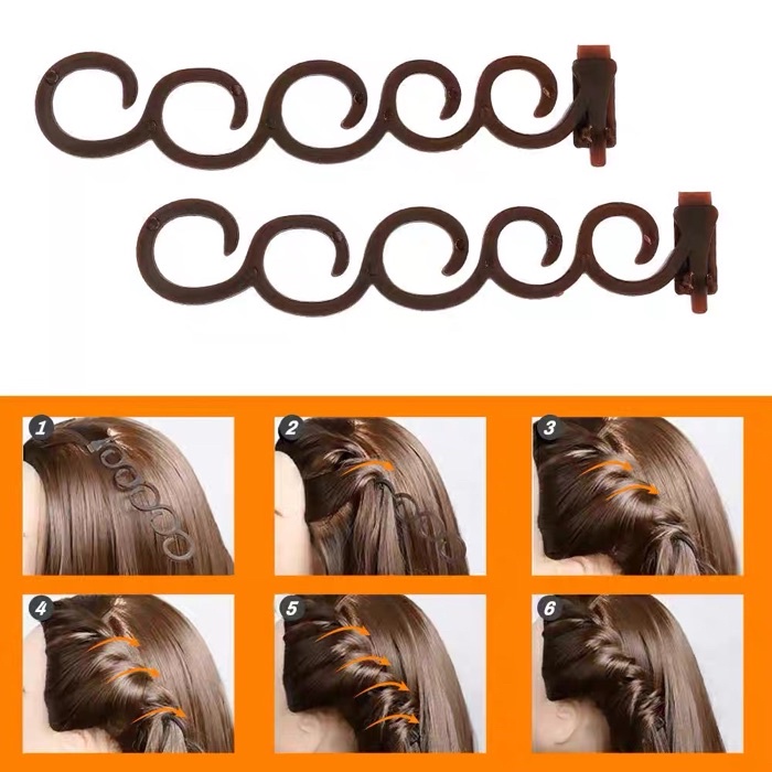 AIDA. Korean Centipede Braid Fast Side Braided Hair Coiled Styling ...