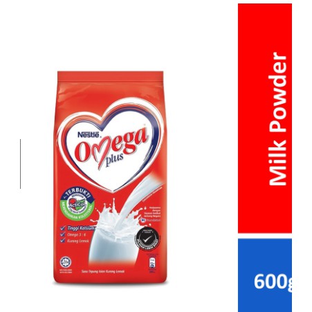 Nestle Omega Plus Milk Powder (600g) | Shopee Malaysia