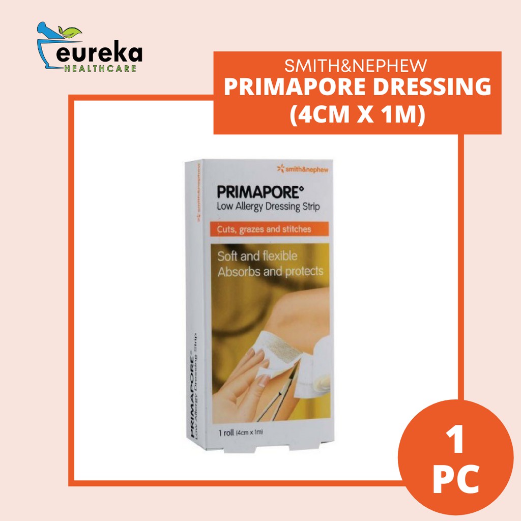 PRIMAPORE LOW ALLERGY DRESSING STRIP 1 ROLL (4CM X 1M) | Shopee Malaysia