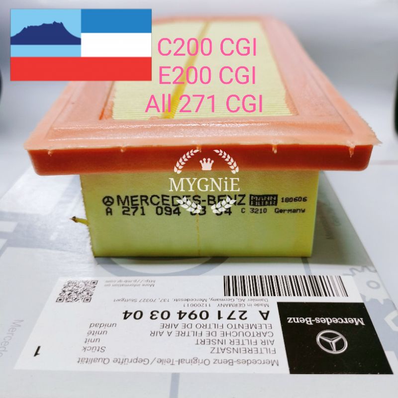 ORIGINAL: Air Filter C200 CGI C250 E200 CGI 271 Turbo 271 CGI | Shopee ...