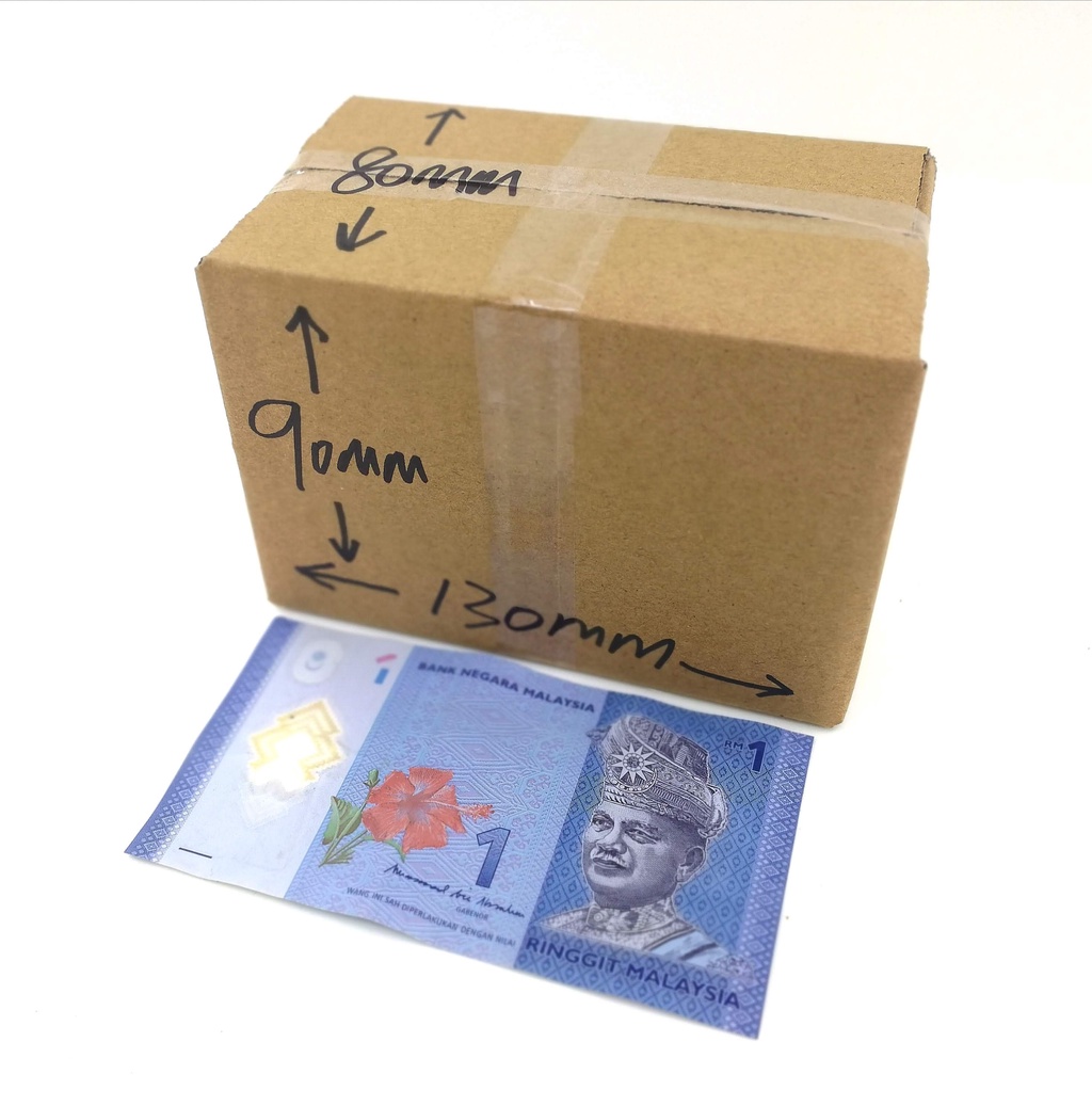 IKIA 10pcs Packaging Box Kotak Murah 130x80x90mm Paper Parcel Box Kotak ...