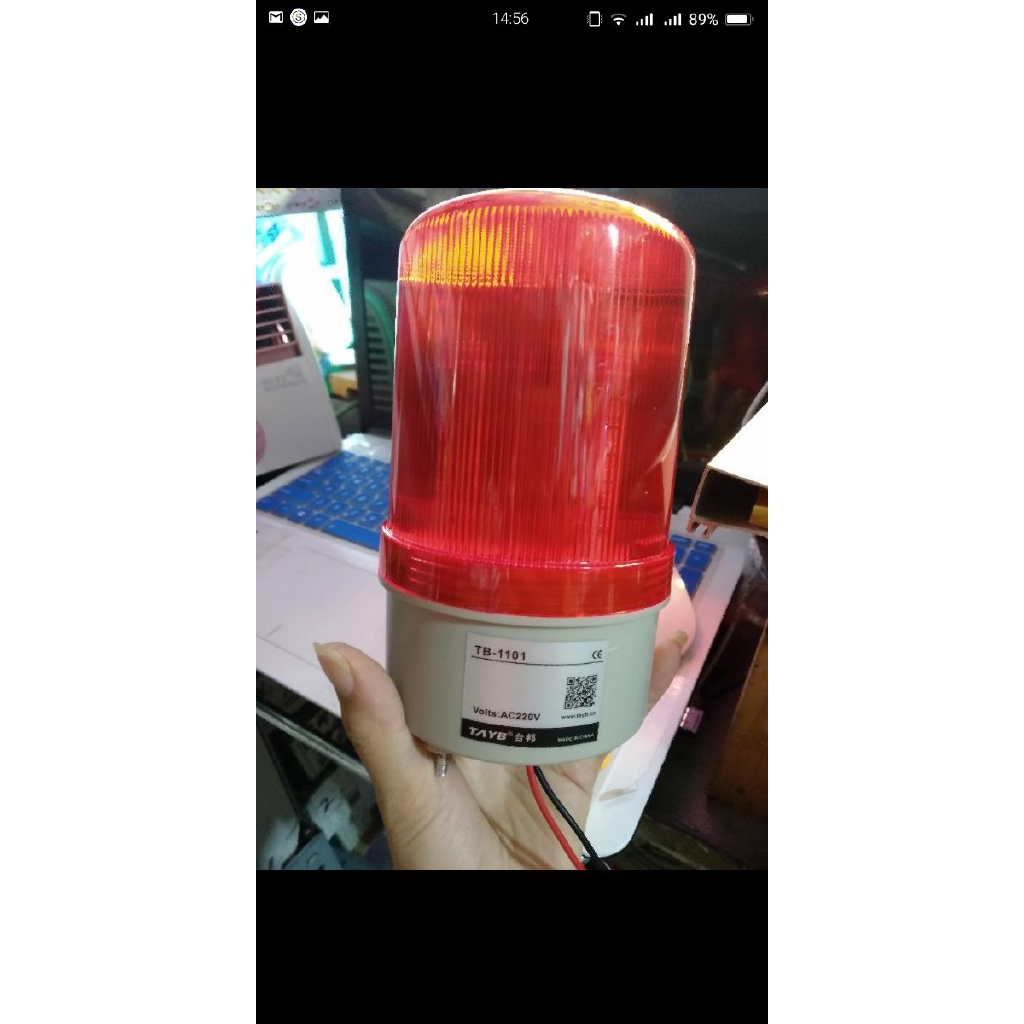 Rotating warning light 24v and 220v - price for 1 piece TB 1101 ...