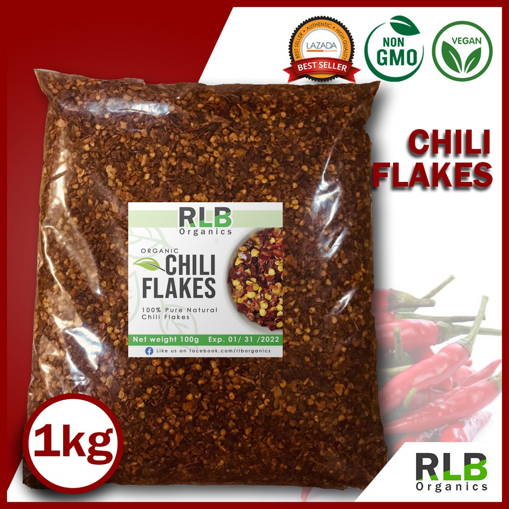 1 Kilogram Organic Pure Natural Chili Pepper Flakes - Chili Flakes ...