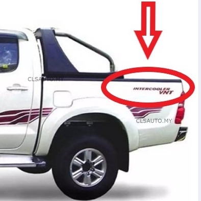 Toyota Hilux Side/Rear Body Sticker ( Turbo / Intercooler / Commonrail ...