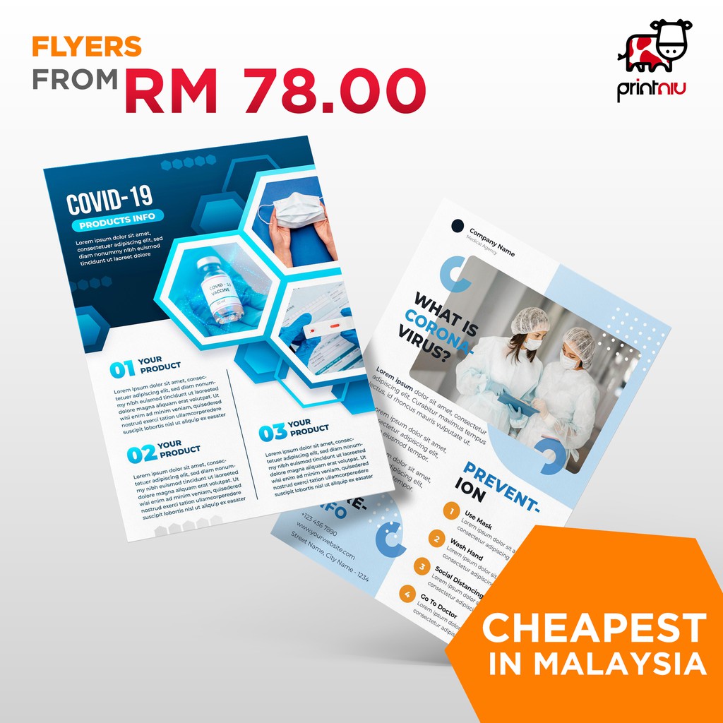 Flyers Printing | Brochure Printing | Leaflet Printing | Shopee Malaysia