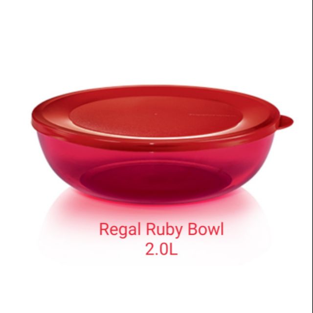 TUPPERWARE Regal Ruby Bowl 2.0L(1 Pcs) | Shopee Malaysia