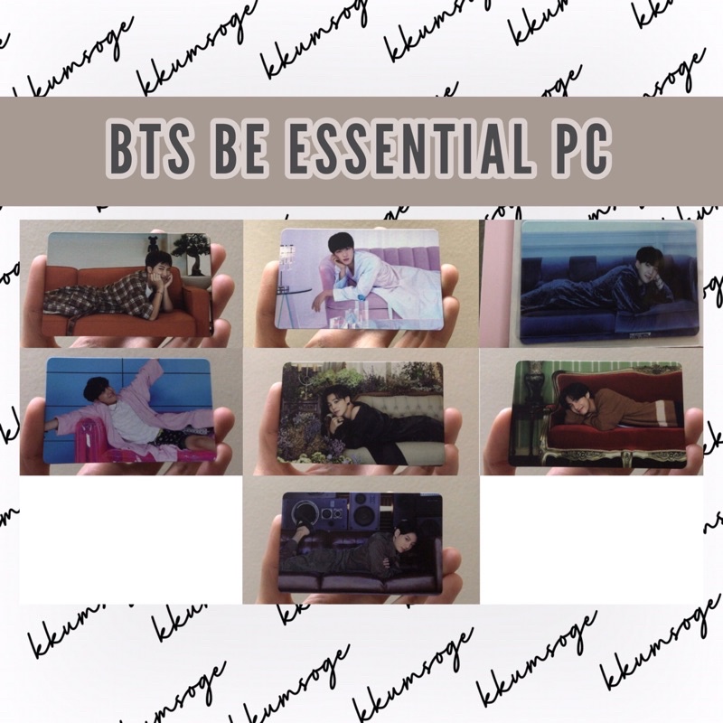 BTS BE Essential Official PC Photocard | Shopee Malaysia