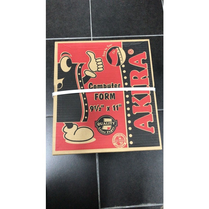 AKIRA COMPUTER FORM PAPER 2 PLY 2 UP ALL WHITE | Shopee Malaysia