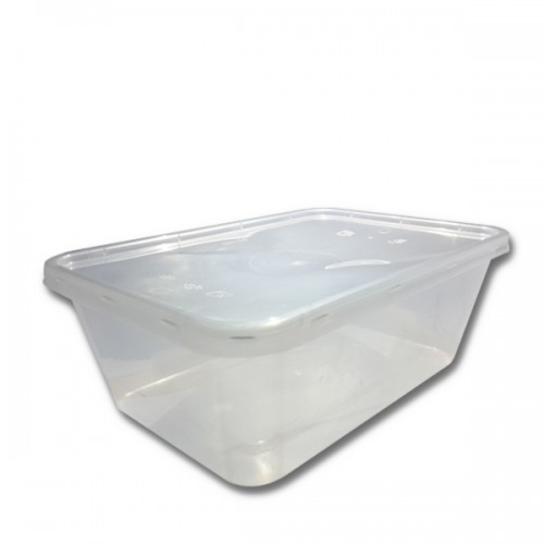 ABBA A1000 50PCS Disposable Microwave Rectangular Food Container ...