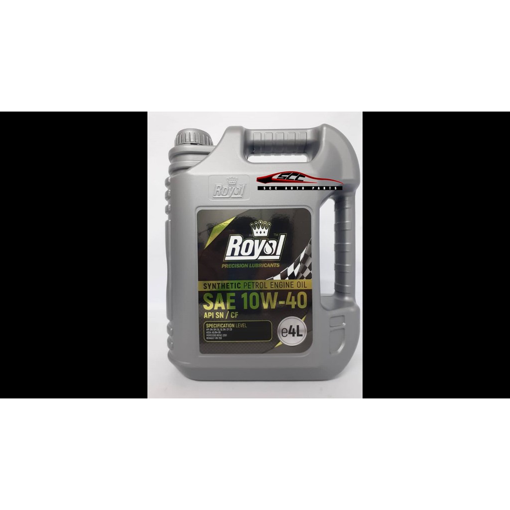 ROYAL SAE 10W40 ENGINE OIL ( 4 LITER ) | Shopee Malaysia