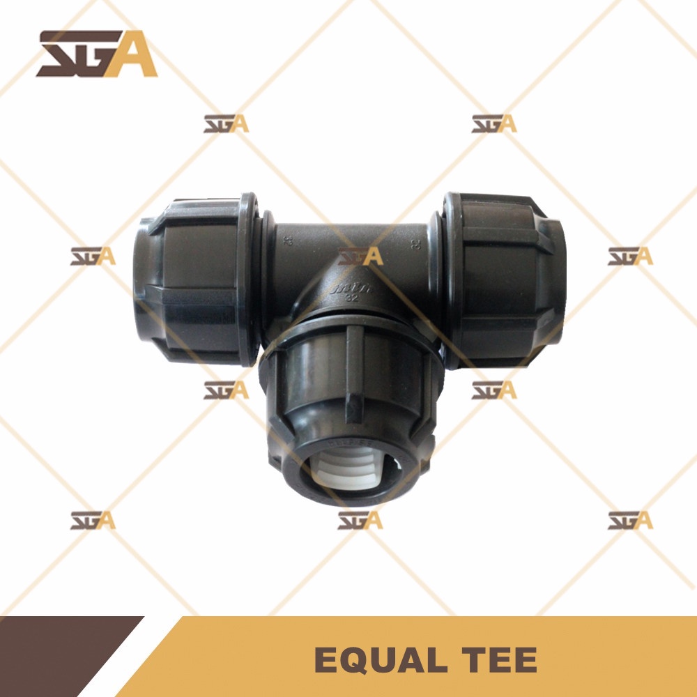 POLY PIPE FITTING 50MM 1 1/2" / 63MM 2" Straight Coupler Equal Bend ...