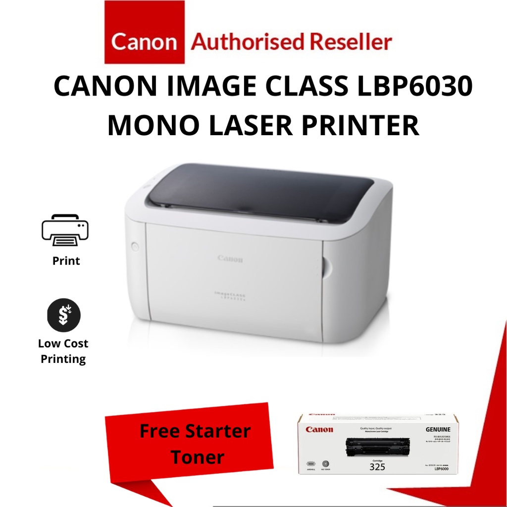 Canon imageClass LBP6030 Single Function Mono Laser Printer | Shopee Malaysia