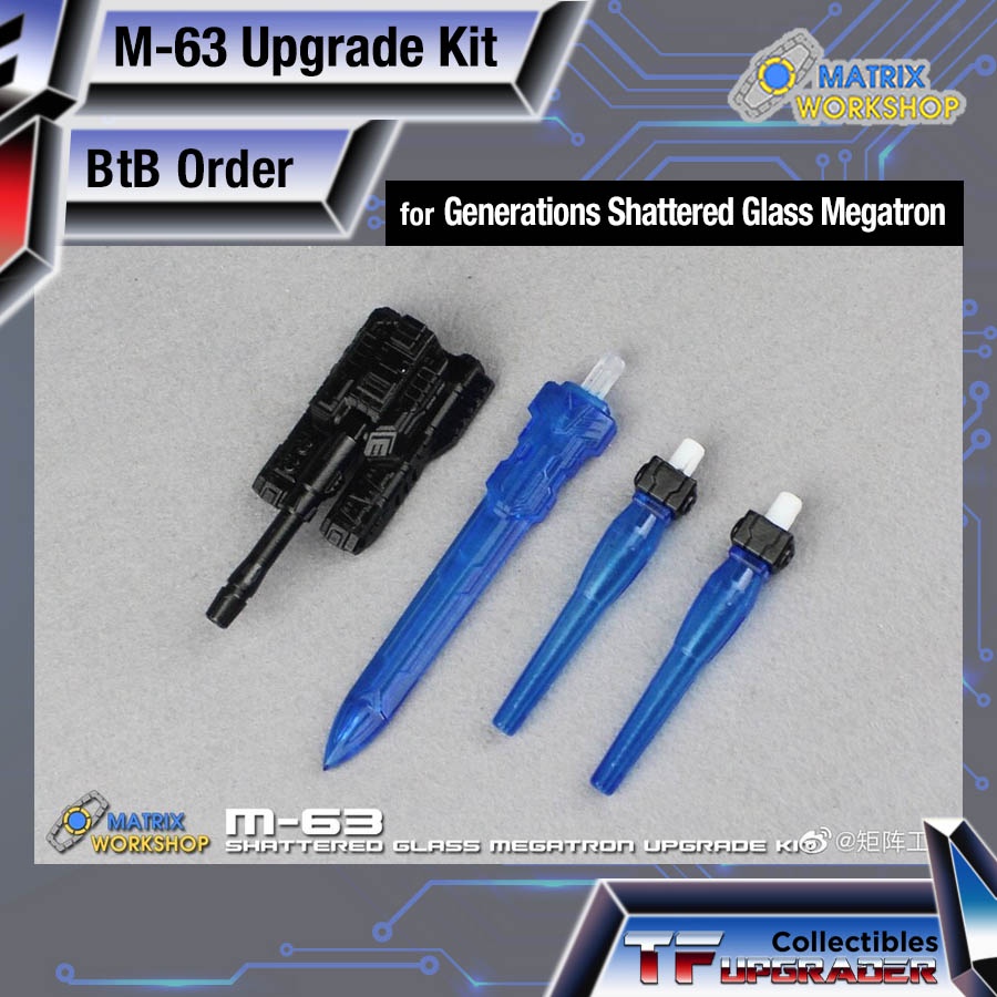 [Ready Stock] Matrix Workshop M-63 Upgrade Kit for Generations Shattered Glass Megatron | Shopee ...