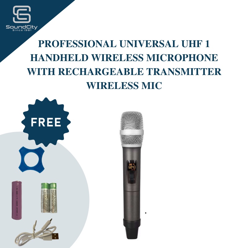 Professional Universal UHF Handheld Wireless Microphones With ...