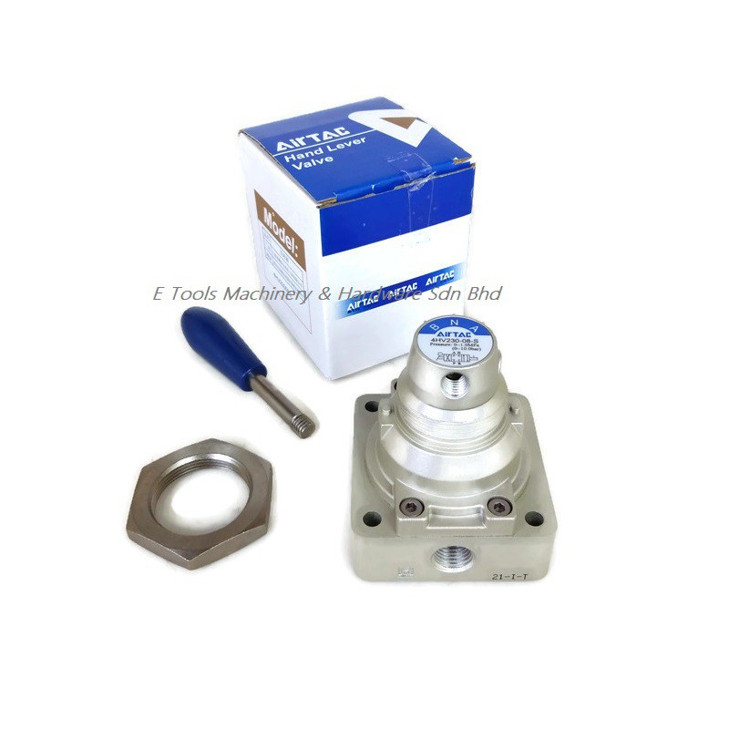 ORIGINAL AIRTAC 4HV230 HAND LEVER VALVE 4/3 WAY CLOSED CENTER | Shopee Malaysia