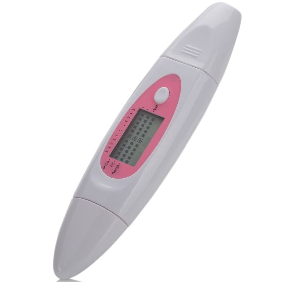 Electronic LCD Facial Skin Moisture Oil PH Analyzer Monitor Tester ...