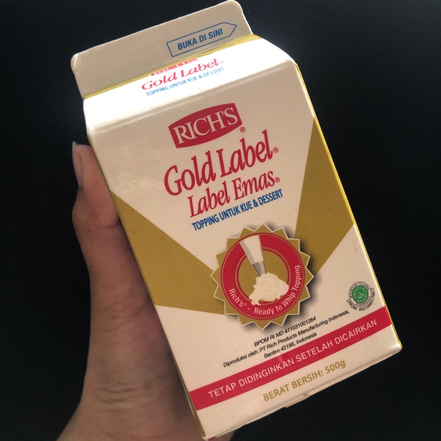 Rich Gold Liquid Wippy Label | Shopee Malaysia