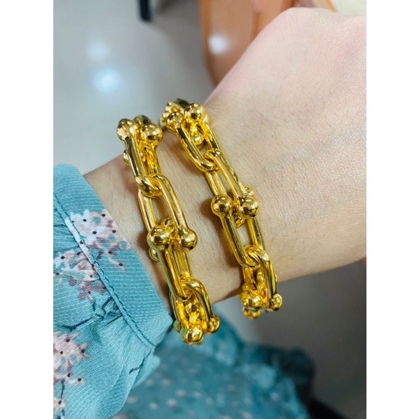 Gelang Tangan Hardware Padu Emas 916 Tulen | Shopee Malaysia