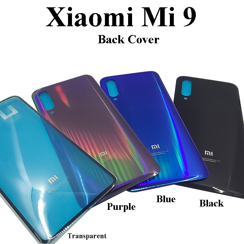 XiaoMi Mi 9 Mi9 ( M1902F1G ) Back Rear Door Battery Cover Housing Glass ...