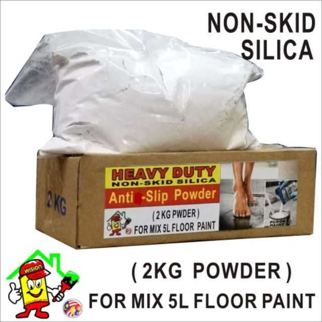 POWDER ANTI-SLIP 2 KG / HEAVY DUTY / NON SKID SILICA / FOR MIX 5L EPOXY ...
