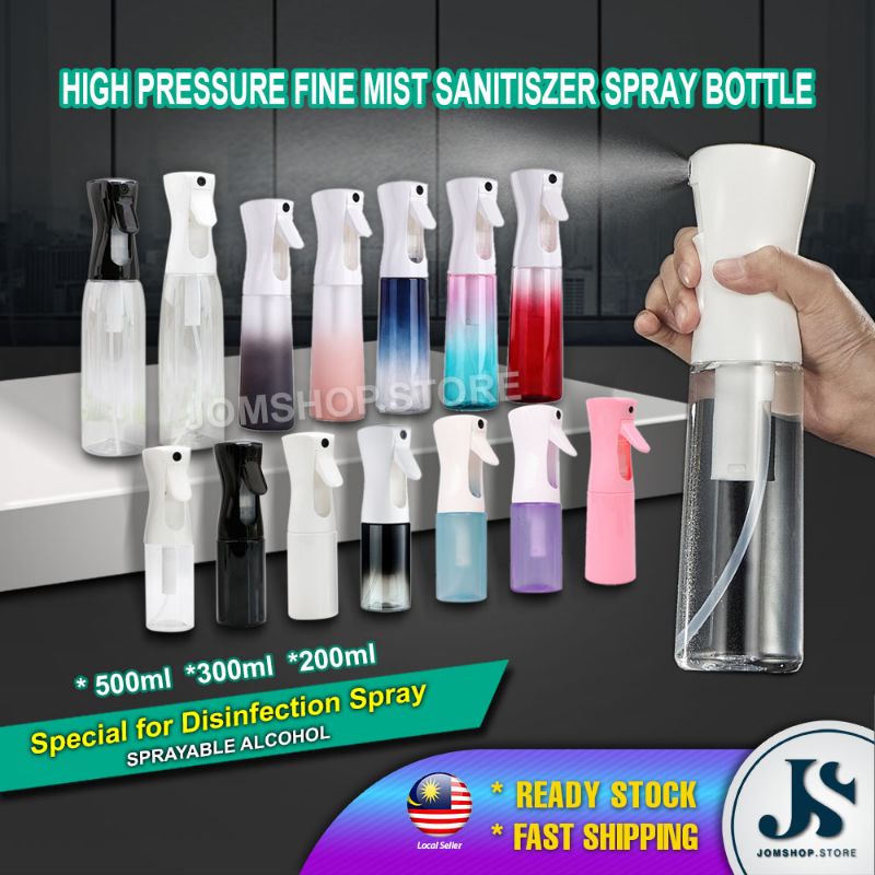 Ready Stock 🇲🇾 200ml 360ml Alcohol Spray Bottles High Pressure Spray ...