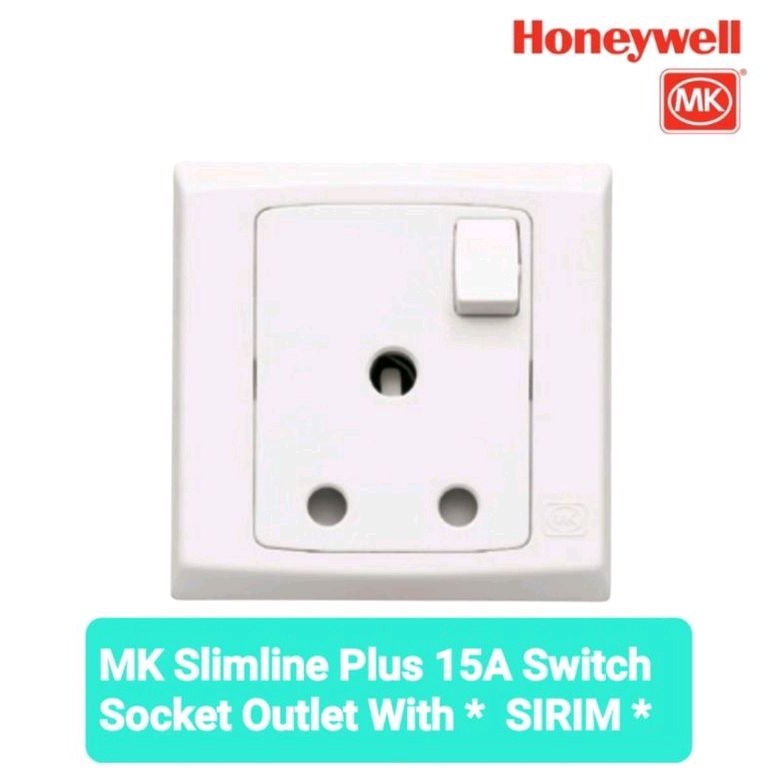 *READY STOCK* MK S2893 15A SLIMLINE PLUS SWITCH SOCKET OUTLET WITH ...