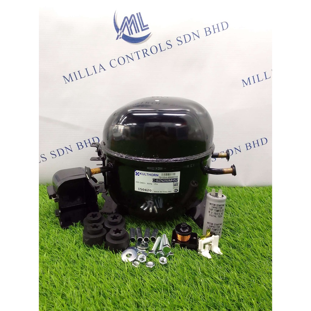 KULTHORN COMPRESSOR C-BZN250MH5Z / R134 / 1/3 hp / High Back Pressure ( Can Replace AE4440Y ...