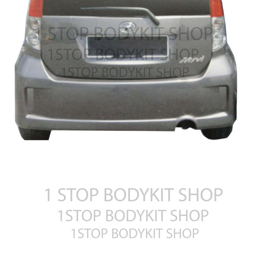 PERODUA MYVI REAR BUMPER WITH LAMP (TR-D)FIBER(FIBERGLASS)SKIRT LIP ...