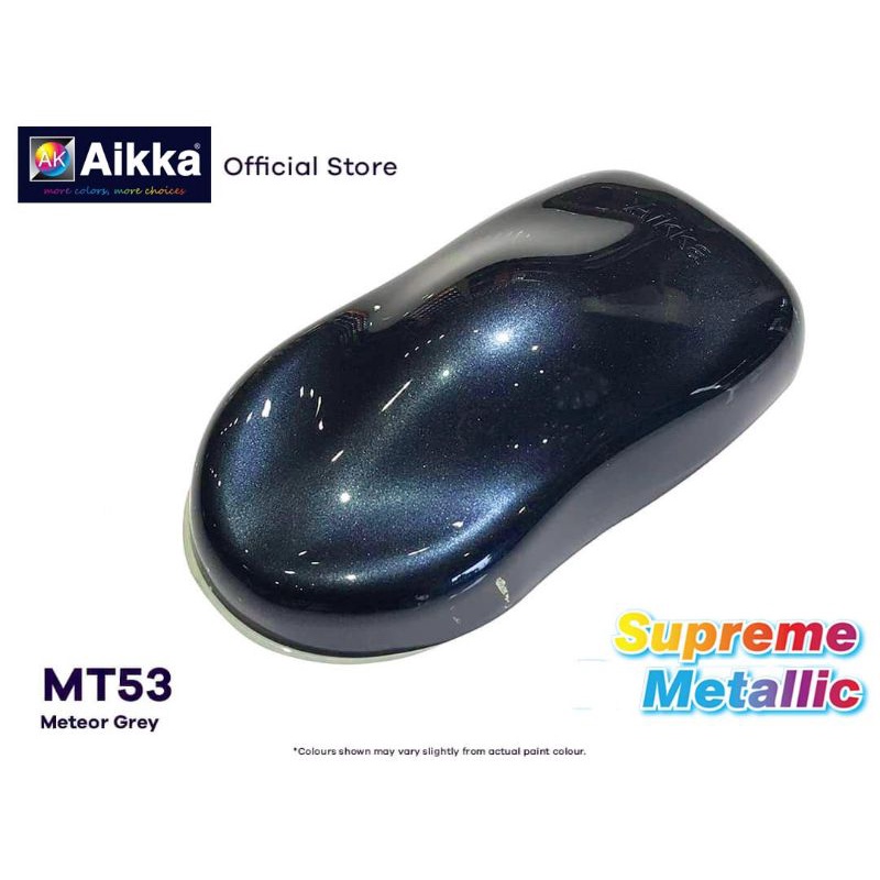 MT 53 METEOR GREY - Aikka Supreme Pearlized Metallic Colour | Shopee ...
