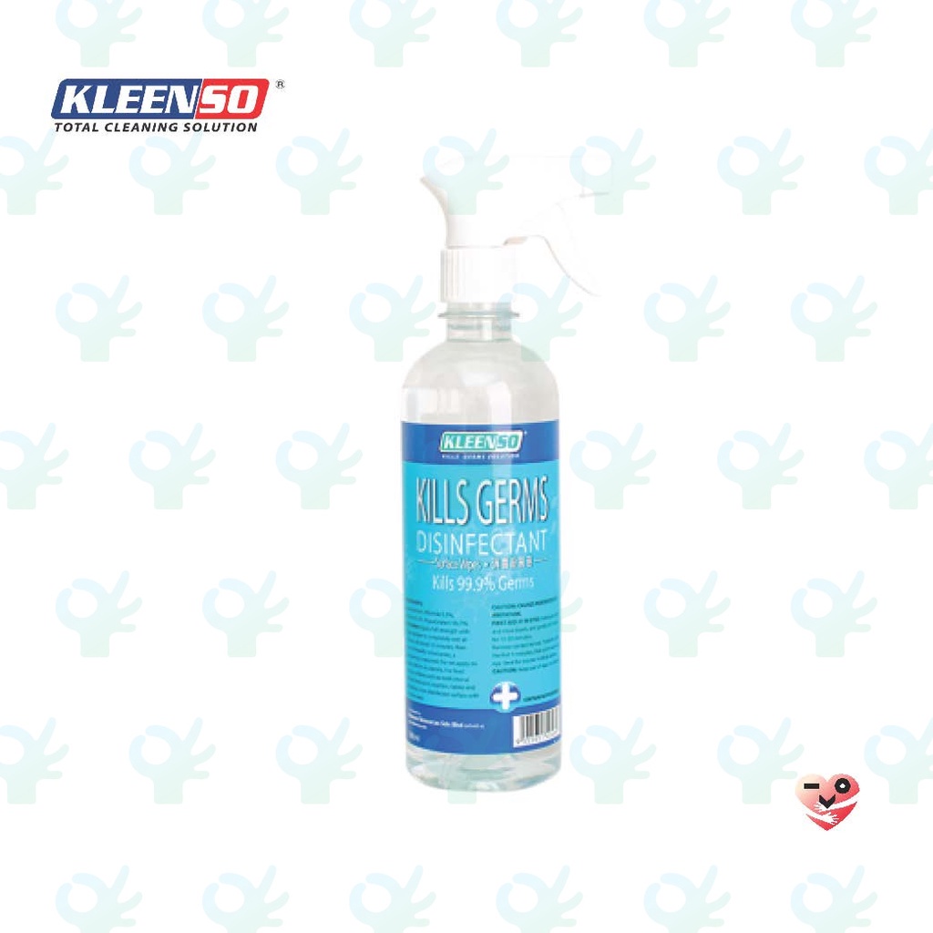 Kleenso Kill Germ 99.9% Disinfectant Liquid Surface Wipes 500ml ...